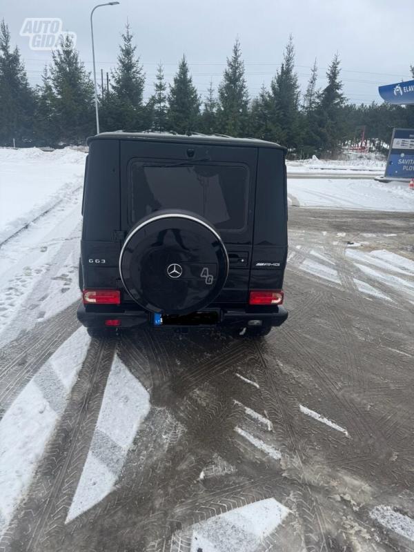 Black Mercedes-Benz G63 AMG 2015 in Raseiniai, with an engine capacity of 5.50 L and mileage of 35 thousand km for 55000 €, photo 7 on AUTOMOTO.COM.LV