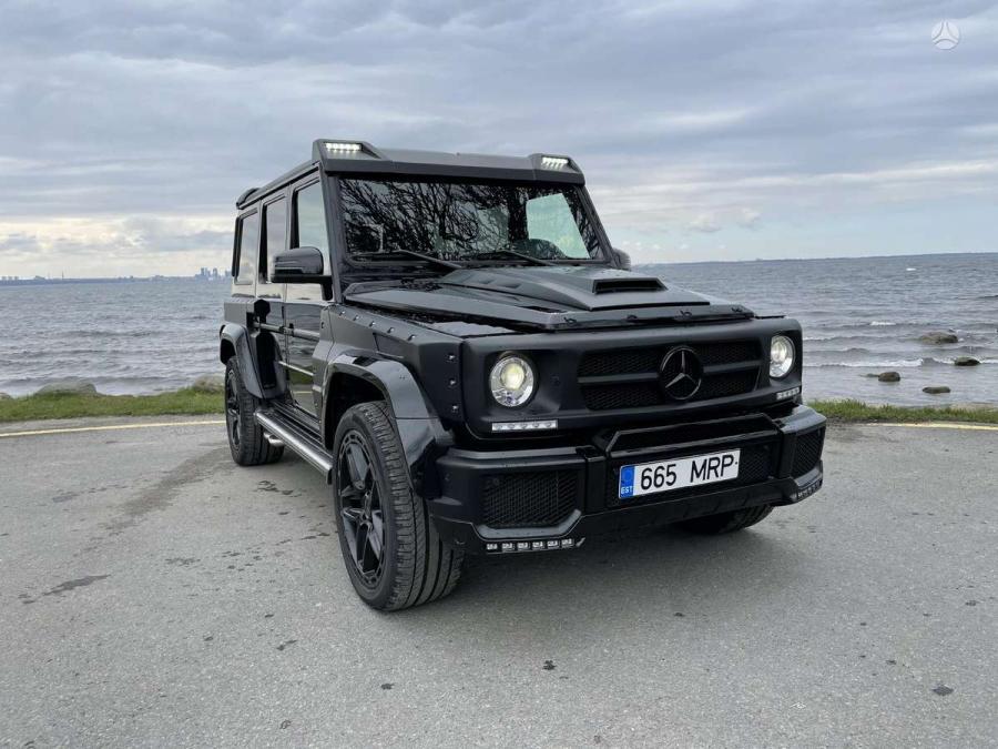 Black Mercedes-Benz G63 AMG 2015 in Tallinn, with an engine capacity of 5.50 L and mileage of 24 thousand km for 99000 €, photo 3 on AUTOMOTO.COM.LV