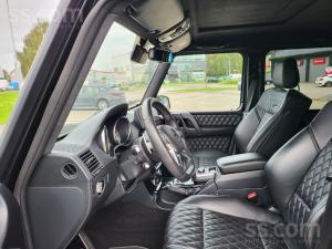 Melns Mercedes-Benz G63 AMG 2015 Rīga, ar dzinēja tilpumu 5.50 L un nobraukumu 162 tūkst. km par 68500 €, foto 5 vietnē AUTOMOTO.COM.LV