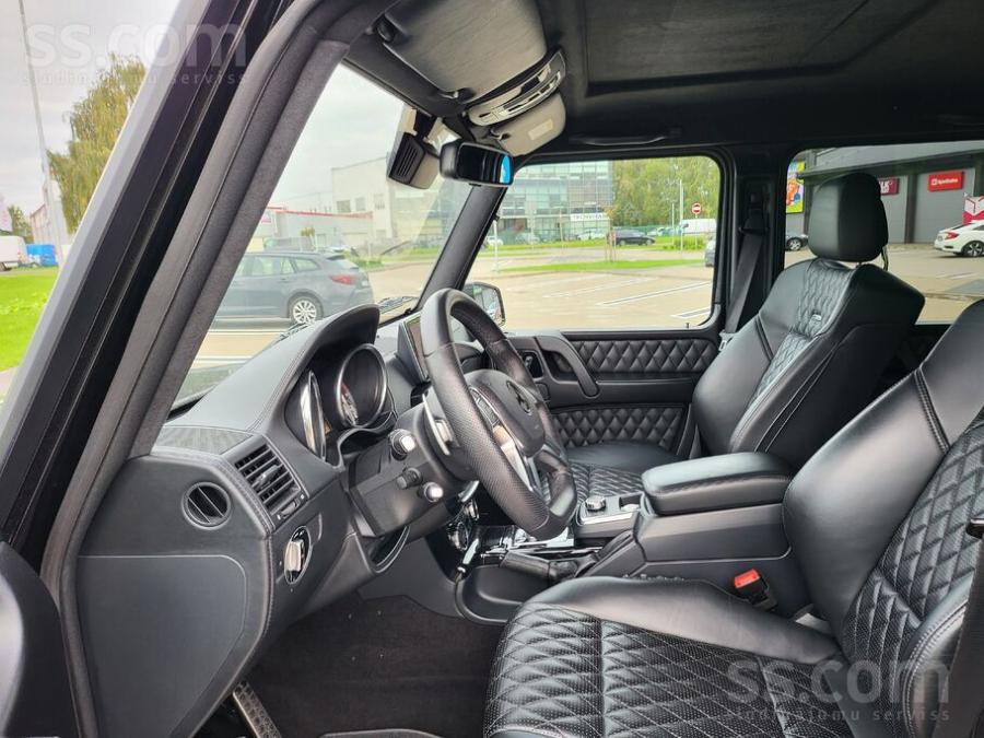 Melns Mercedes-Benz G63 AMG 2015 Rīga, ar dzinēja tilpumu 5.50 L un nobraukumu 162 tūkst. km par 68500 €, foto 5 vietnē AUTOMOTO.COM.LV