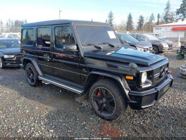 Black Mercedes-Benz G63 AMG 2016 in Klaipeda, with an engine capacity of 5.46 L and mileage of 118 thousand km for 40000 €, photo 1 on AUTOMOTO.COM.LV