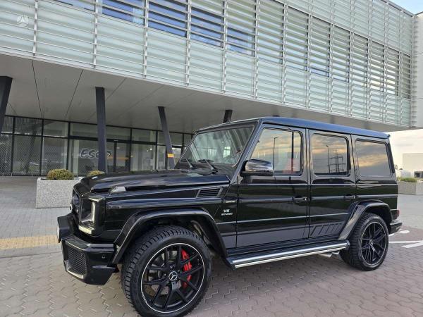 Black Mercedes-Benz G63 AMG 2018 in Kaunas, with an engine capacity of 5.46 L and mileage of 65 thousand km for 75000 €, photo 1 on AUTOMOTO.COM.LV