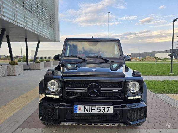 Black Mercedes-Benz G63 AMG 2018 in Kaunas, with an engine capacity of 5.46 L and mileage of 65 thousand km for 75000 €, photo 9 on AUTOMOTO.COM.LV
