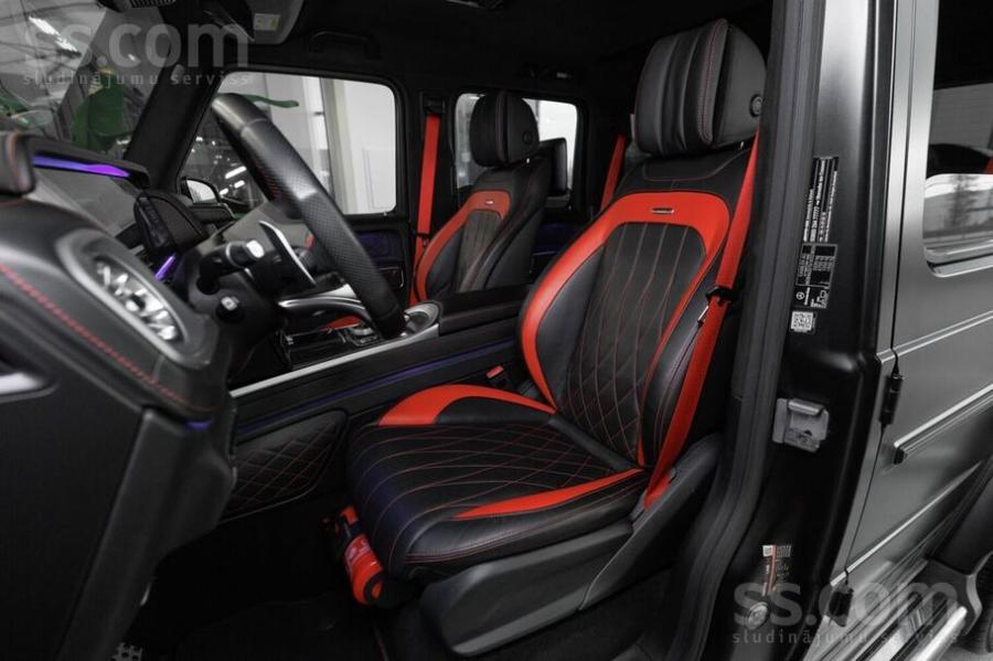 Melns Mercedes-Benz G63 AMG 2019 Rīga, ar dzinēja tilpumu 4.00 L un nobraukumu 65 tūkst. km par 135000 €, foto 12 vietnē AUTOMOTO.COM.LV