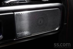 Black Mercedes-Benz G63 AMG 2019 in Riga, with an engine capacity of 4.00 L and mileage of 102 thousand km for 125000 €, photo 23 on AUTOMOTO.COM.LV