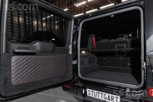 Black Mercedes-Benz G63 AMG 2019 in Riga, with an engine capacity of 4.00 L and mileage of 102 thousand km for 125000 €, photo 27 on AUTOMOTO.COM.LV
