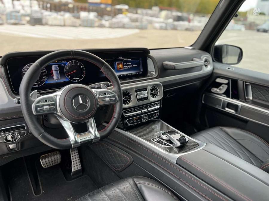 Melns Mercedes-Benz G63 AMG 2020 Kauņa, ar dzinēja tilpumu 4.00 L un nobraukumu 33 tūkst. km par 149999 €, foto 12 vietnē AUTOMOTO.COM.LV