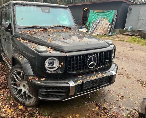 Melns Mercedes-Benz G63 AMG 2020 Rīga, ar dzinēja tilpumu 4.00 L un nobraukumu 0 tūkst. km par 34000 €, foto 2 vietnē AUTOMOTO.COM.LV