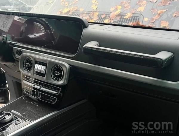 Melns Mercedes-Benz G63 AMG 2020 Rīga, ar dzinēja tilpumu 4.00 L un nobraukumu 0 tūkst. km par 34000 €, foto 6 vietnē AUTOMOTO.COM.LV