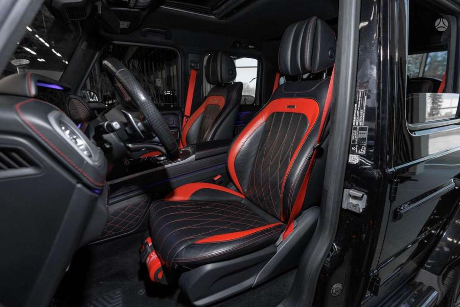 Черный Мерседес Г63 АМГ 2020 в Рига, объемом двигателя 3.98 л и пробегом 102 тыс. км за 125000 €, фото 10 на AUTOMOTO.COM.LV