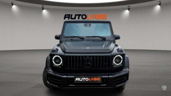 Black Mercedes-Benz G63 AMG 2021 in Vilnius, with an engine capacity of 3.98 L and mileage of 82 thousand km for 144444 €, photo 2 on AUTOMOTO.COM.LV