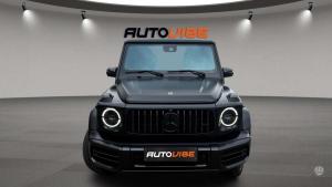 Black Mercedes-Benz G63 AMG 2021 in Vilnius, with an engine capacity of 3.98 L and mileage of 82 thousand km for 144444 €, photo 3 on AUTOMOTO.COM.LV