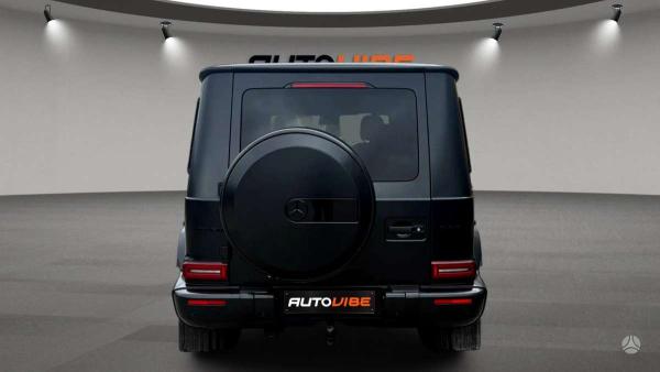 Black Mercedes-Benz G63 AMG 2021 in Vilnius, with an engine capacity of 3.98 L and mileage of 82 thousand km for 144444 €, photo 5 on AUTOMOTO.COM.LV