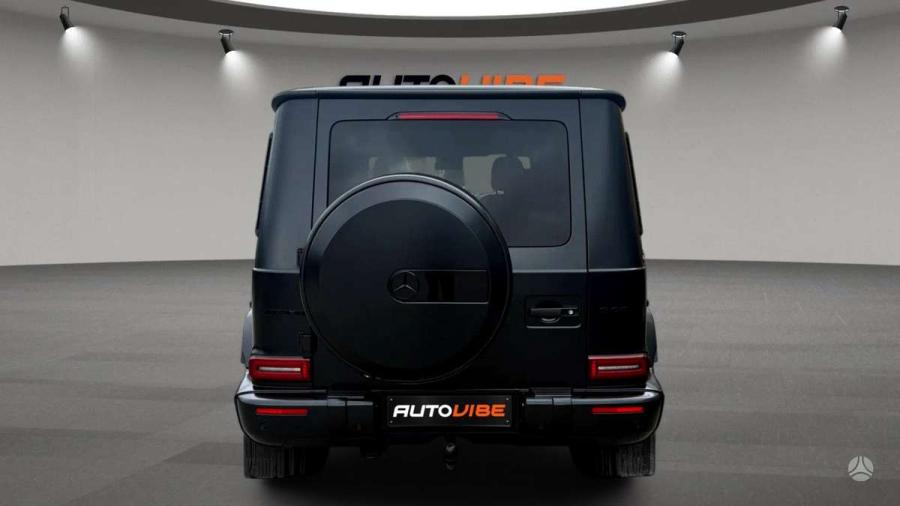Black Mercedes-Benz G63 AMG 2021 in Vilnius, with an engine capacity of 3.98 L and mileage of 82 thousand km for 144444 €, photo 6 on AUTOMOTO.COM.LV
