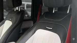 Black Mercedes-Benz G63 AMG 2021 in Vilnius, with an engine capacity of 3.98 L and mileage of 82 thousand km for 144444 €, photo 25 on AUTOMOTO.COM.LV