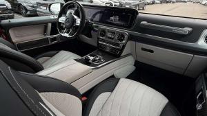 Black Mercedes-Benz G63 AMG 2021 in Vilnius, with an engine capacity of 3.98 L and mileage of 82 thousand km for 144444 €, photo 29 on AUTOMOTO.COM.LV