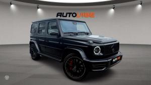 Black Mercedes-Benz G63 AMG 2021 in Vilnius, with an engine capacity of 3.98 L and mileage of 82 thousand km for 133333 €, photo 4 on AUTOMOTO.COM.LV