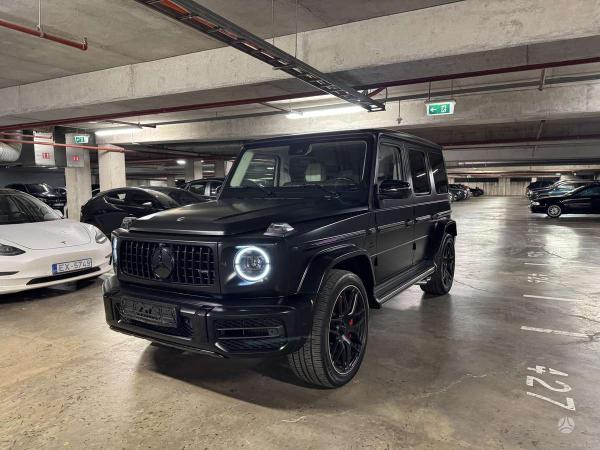 Melns Mercedes-Benz G63 AMG 2022 Rīga, ar dzinēja tilpumu 3.98 L un nobraukumu 16 tūkst. km par 170000 €, foto 2 vietnē AUTOMOTO.COM.LV