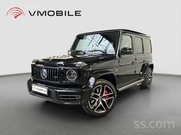 Black Mercedes-Benz G63 AMG 2022 in Riga, with an engine capacity of 4.00 L and mileage of 39 thousand km for 165000 €, photo 1 on AUTOMOTO.COM.LV