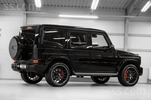 Black Mercedes-Benz G63 AMG 2023 in Tukums, with an engine capacity of 4.00 L and mileage of 0 thousand km for 197000 €, photo 3 on AUTOMOTO.COM.LV