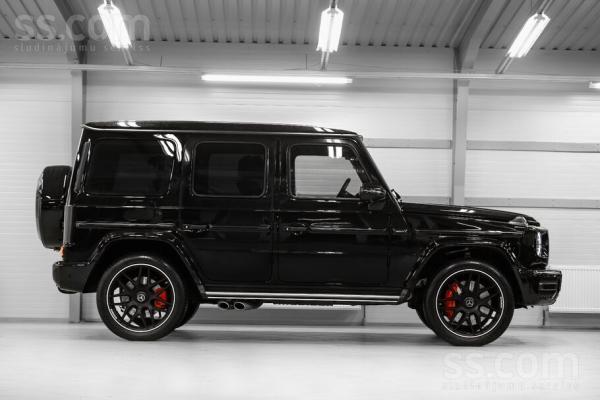 Black Mercedes-Benz G63 AMG 2023 in Tukums, with an engine capacity of 4.00 L and mileage of 0 thousand km for 197000 €, photo 4 on AUTOMOTO.COM.LV