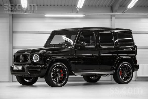 Black Mercedes-Benz G63 AMG 2023 in Tukums, with an engine capacity of 4.00 L and mileage of 0 thousand km for 197000 €, photo 6 on AUTOMOTO.COM.LV