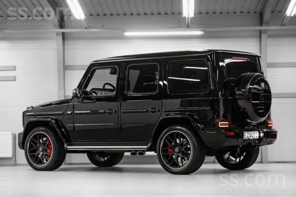 Black Mercedes-Benz G63 AMG 2023 in Tukums, with an engine capacity of 4.00 L and mileage of 0 thousand km for 197000 €, photo 8 on AUTOMOTO.COM.LV