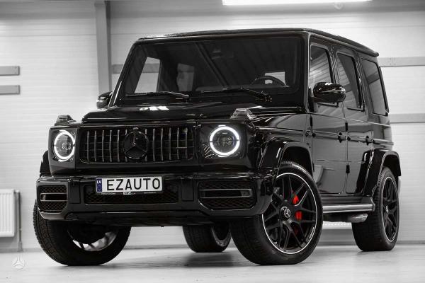 Melns Mercedes-Benz G63 AMG 2023 Tukums, ar dzinēja tilpumu 3.98 L un nobraukumu 18 tūkst. km par 197000 €, foto 1 vietnē AUTOMOTO.COM.LV