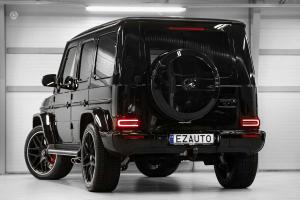 Black Mercedes-Benz G63 AMG 2023 in Tukums, with an engine capacity of 3.98 L and mileage of 18 thousand km for 197000 €, photo 9 on AUTOMOTO.COM.LV