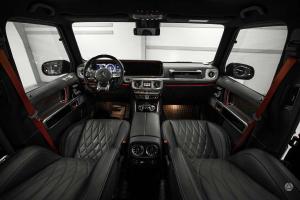 Black Mercedes-Benz G63 AMG 2023 in Tukums, with an engine capacity of 3.98 L and mileage of 18 thousand km for 197000 €, photo 11 on AUTOMOTO.COM.LV