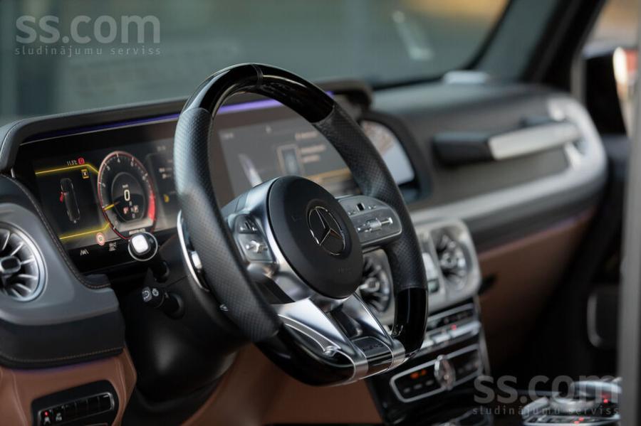 Melns Mercedes-Benz G63 AMG 2024 Jelgava, ar dzinēja tilpumu 4.00 L un nobraukumu 41 tūkst. km par 320000 €, foto 17 vietnē AUTOMOTO.COM.LV