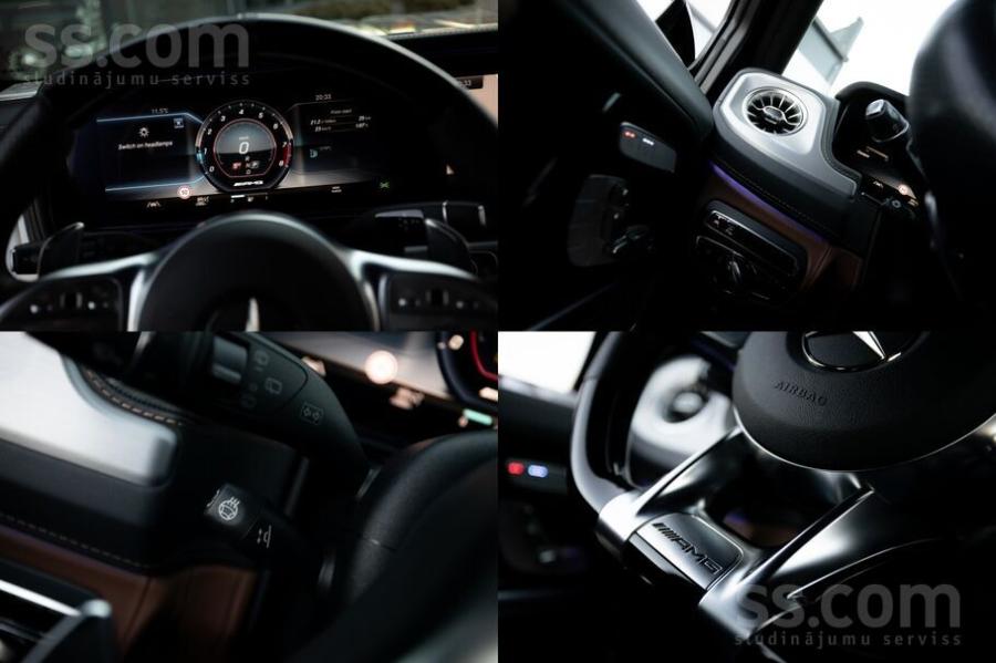 Melns Mercedes-Benz G63 AMG 2024 Jelgava, ar dzinēja tilpumu 4.00 L un nobraukumu 41 tūkst. km par 320000 €, foto 30 vietnē AUTOMOTO.COM.LV