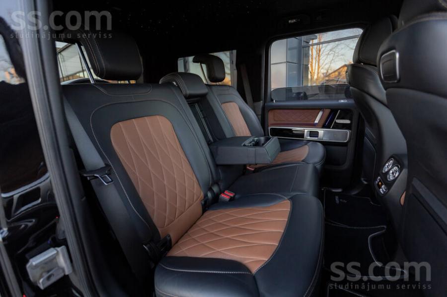 Melns Mercedes-Benz G63 AMG 2024 Jelgava, ar dzinēja tilpumu 4.00 L un nobraukumu 41 tūkst. km par 320000 €, foto 34 vietnē AUTOMOTO.COM.LV