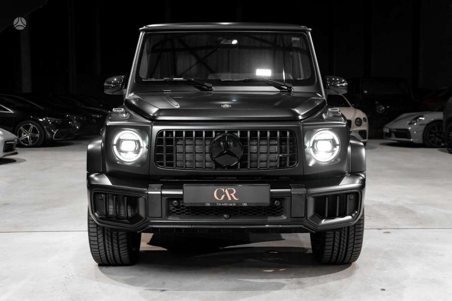 Melns Mercedes-Benz G63 AMG 2025 Rīga, ar dzinēja tilpumu 3.98 L un nobraukumu 0 tūkst. km par 278300 €, foto 3 vietnē AUTOMOTO.COM.LV