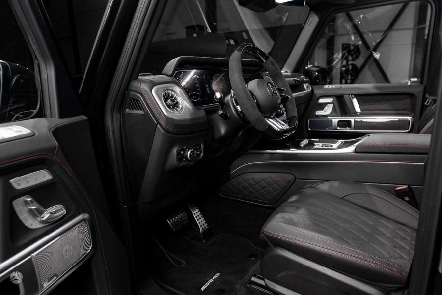 Melns Mercedes-Benz G63 AMG 2025 Rīga, ar dzinēja tilpumu 3.98 L un nobraukumu 0 tūkst. km par 278300 €, foto 10 vietnē AUTOMOTO.COM.LV