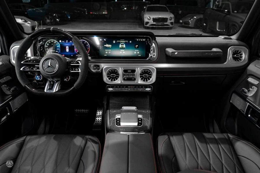 Melns Mercedes-Benz G63 AMG 2025 Rīga, ar dzinēja tilpumu 3.98 L un nobraukumu 0 tūkst. km par 278300 €, foto 11 vietnē AUTOMOTO.COM.LV