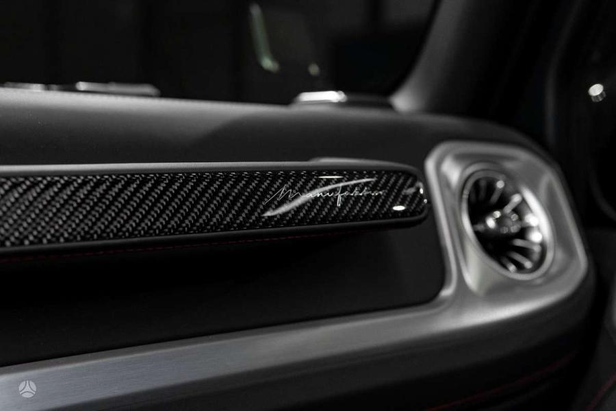 Melns Mercedes-Benz G63 AMG 2025 Rīga, ar dzinēja tilpumu 3.98 L un nobraukumu 0 tūkst. km par 278300 €, foto 28 vietnē AUTOMOTO.COM.LV