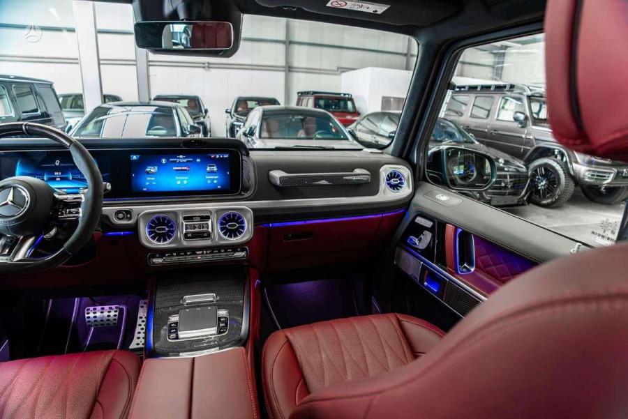 Черный Мерседес Г63 АМГ 2026 в Вильнюс, объемом двигателя 3.98 л и пробегом 0 тыс. км за 312545 €, фото 15 на AUTOMOTO.COM.LV