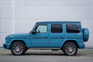 Zils Mercedes-Benz G63 AMG 2021 Rīga, ar dzinēja tilpumu 4.00 L un nobraukumu 80 tūkst. km par 139000 €, foto 4 vietnē AUTOMOTO.COM.LV