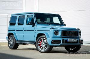 Zils Mercedes-Benz G63 AMG 2021 Rīga, ar dzinēja tilpumu 4.00 L un nobraukumu 80 tūkst. km par 139000 €, foto 6 vietnē AUTOMOTO.COM.LV