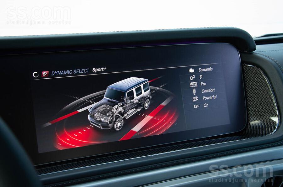 Zils Mercedes-Benz G63 AMG 2021 Rīga, ar dzinēja tilpumu 4.00 L un nobraukumu 80 tūkst. km par 139000 €, foto 19 vietnē AUTOMOTO.COM.LV