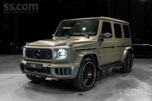 Green Mercedes-Benz G63 AMG 2025 in Riga, with an engine capacity of 4.00 L and mileage of 4 thousand km for 260000 €, photo  on AUTOMOTO.COM.LV