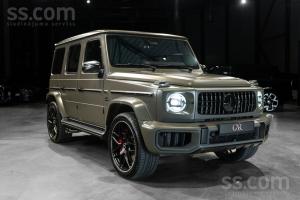Green Mercedes-Benz G63 AMG 2025 in Riga, with an engine capacity of 4.00 L and mileage of 4 thousand km for 260000 €, photo 4 on AUTOMOTO.COM.LV