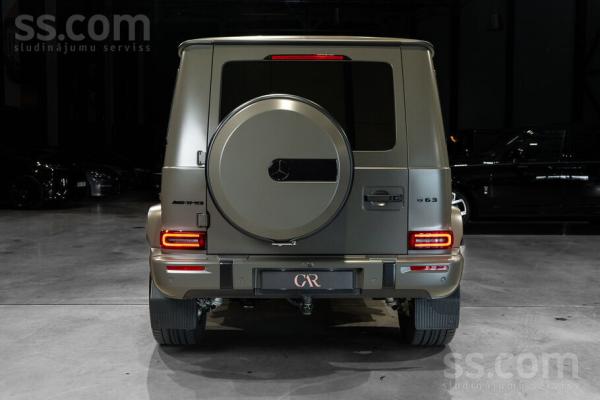 Green Mercedes-Benz G63 AMG 2025 in Riga, with an engine capacity of 4.00 L and mileage of 4 thousand km for 260000 €, photo 5 on AUTOMOTO.COM.LV