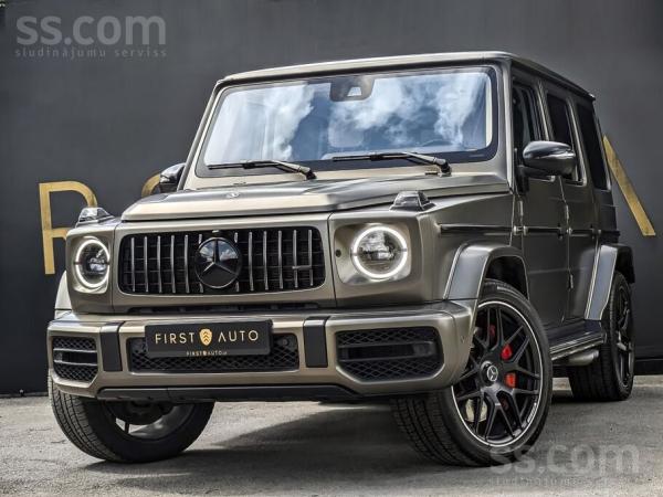 Grey Mercedes-Benz G63 AMG 2023 in Tukums, with an engine capacity of 4.00 L and mileage of 30 thousand km for 164990 €, photo 2 on AUTOMOTO.COM.LV