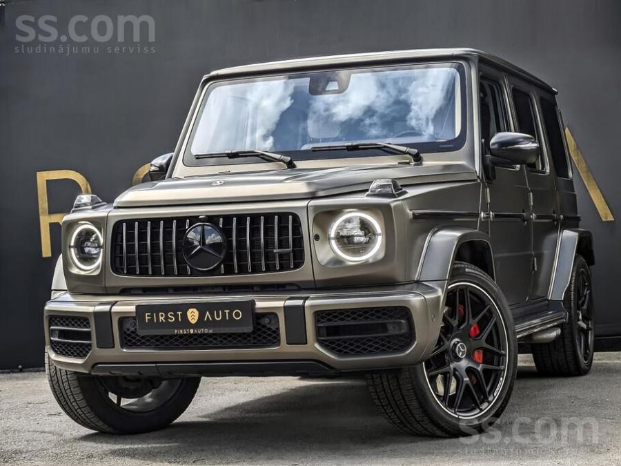 Pelēks Mercedes-Benz G63 AMG 2023 Tukums, ar dzinēja tilpumu 4.00 L un nobraukumu 30 tūkst. km par 164990 €, foto 3 vietnē AUTOMOTO.COM.LV