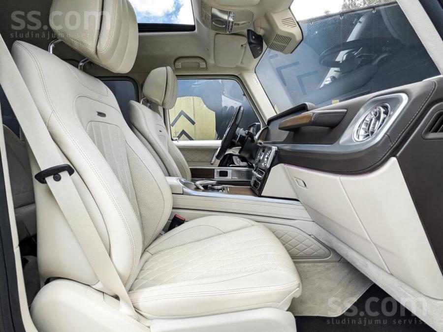 Pelēks Mercedes-Benz G63 AMG 2023 Tukums, ar dzinēja tilpumu 4.00 L un nobraukumu 30 tūkst. km par 164990 €, foto 9 vietnē AUTOMOTO.COM.LV