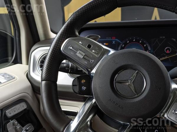 Grey Mercedes-Benz G63 AMG 2023 in Tukums, with an engine capacity of 4.00 L and mileage of 30 thousand km for 164990 €, photo 10 on AUTOMOTO.COM.LV