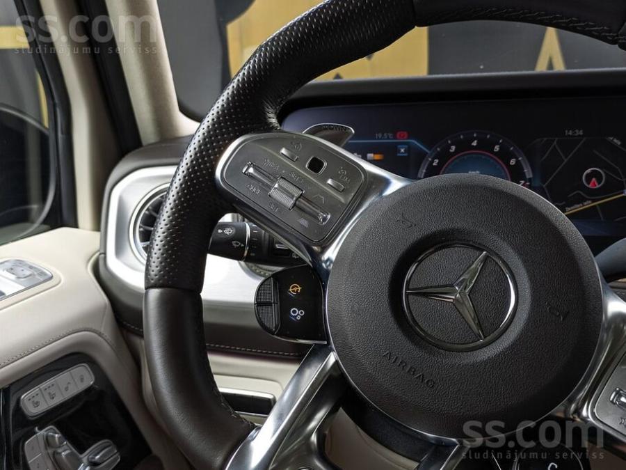 Pelēks Mercedes-Benz G63 AMG 2023 Tukums, ar dzinēja tilpumu 4.00 L un nobraukumu 30 tūkst. km par 164990 €, foto 11 vietnē AUTOMOTO.COM.LV