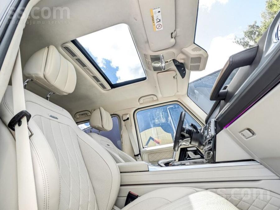 Pelēks Mercedes-Benz G63 AMG 2023 Tukums, ar dzinēja tilpumu 4.00 L un nobraukumu 30 tūkst. km par 164990 €, foto 17 vietnē AUTOMOTO.COM.LV